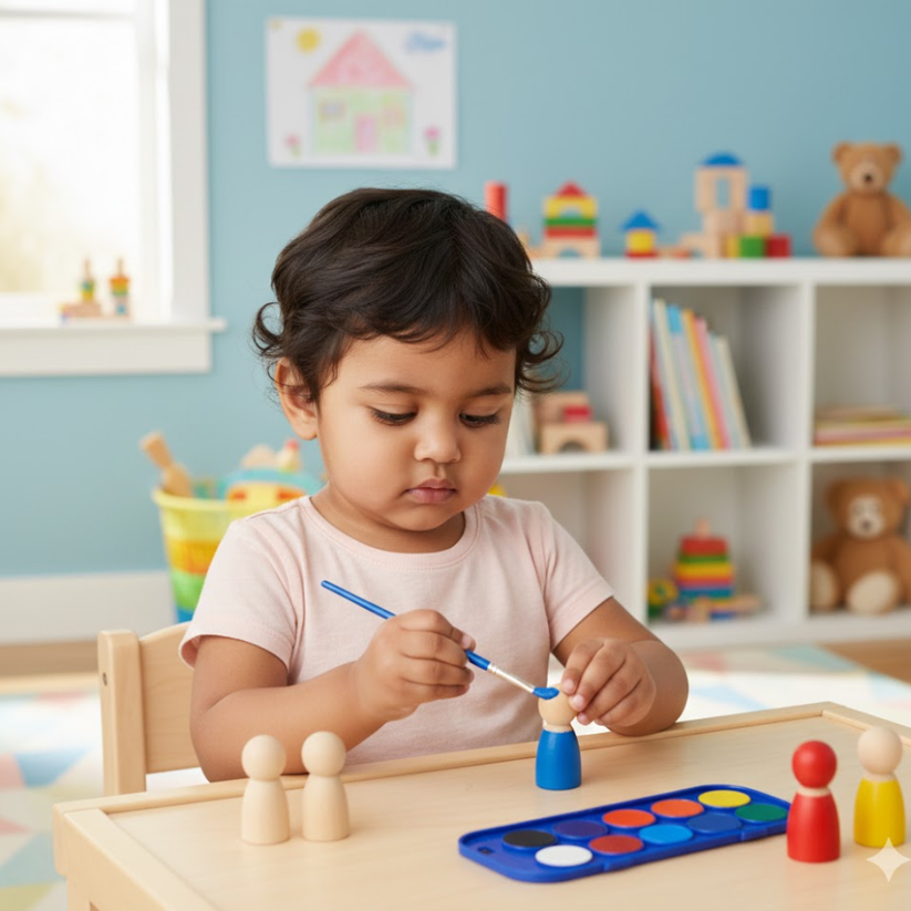 Paint Your Peg Dolls(4 Toys) Combo Pack – Mamakarttoys